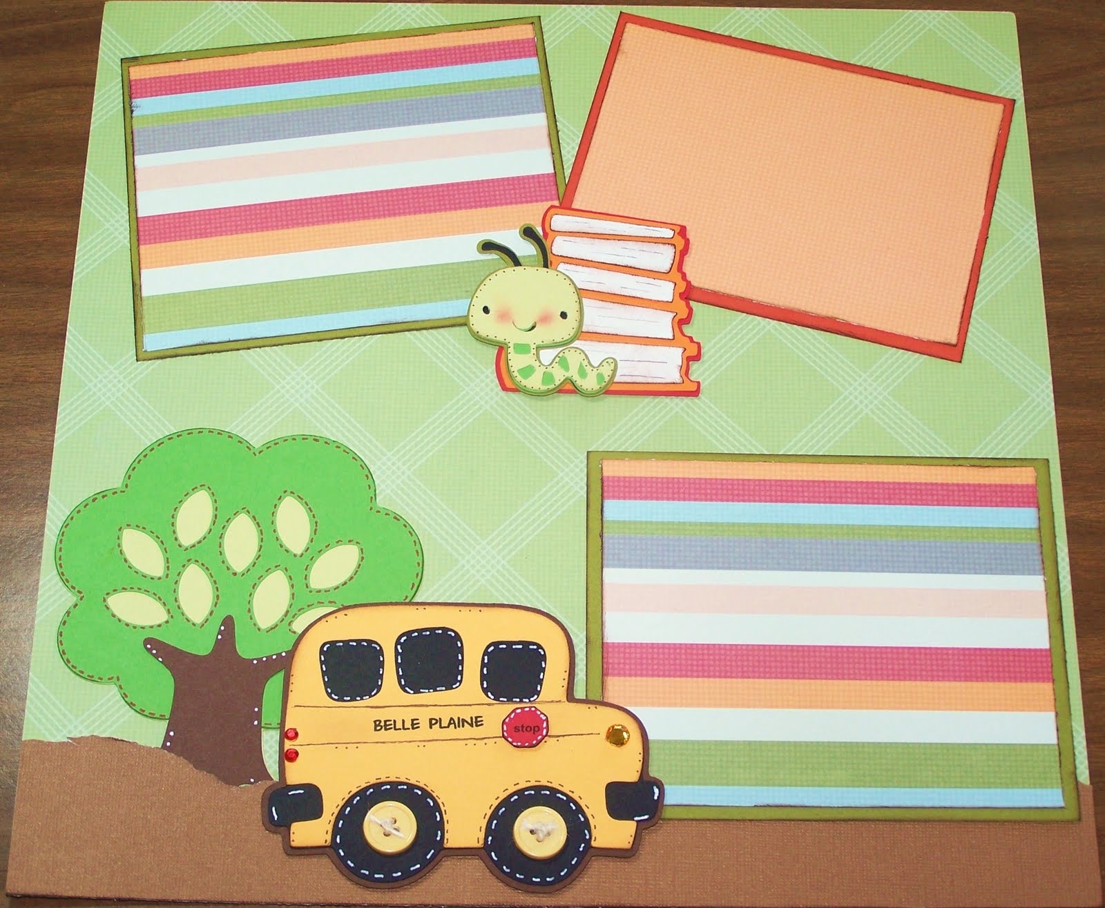 Been There Salvaged That: Super Cute Back to School Layout Kit