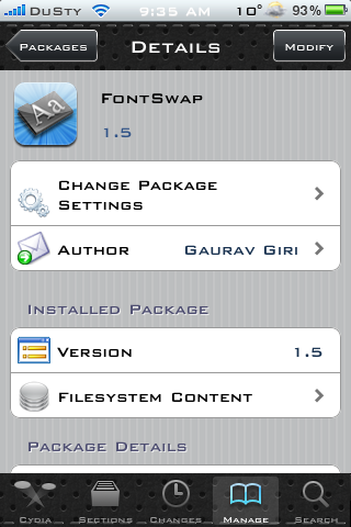 Inside iPhone Blog: FontSwap - Changes the iPhone and iPod Touch ...