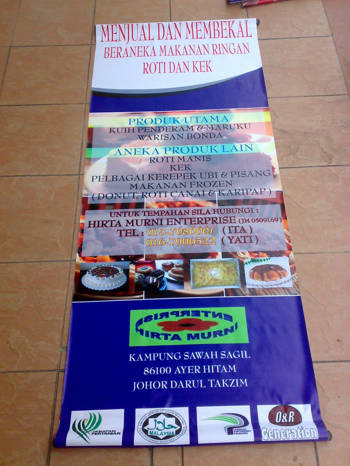 BANNERISM - Koleksi Bunting dan Banner: Bunting Kedai Kek