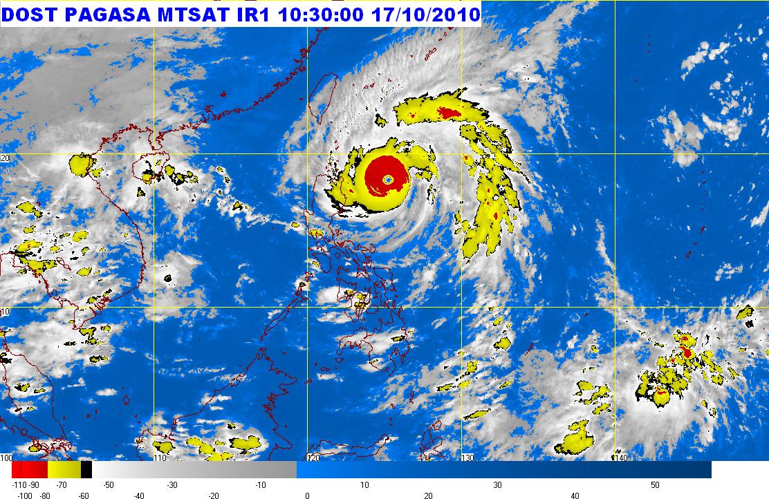 Typhoon signal no. 4 over Cagayan, Isabela