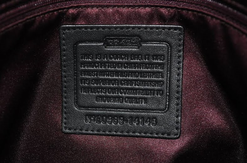 Shopaholics: COACH Op Art Sateen Large Brooke Black Tote Handbag 14146