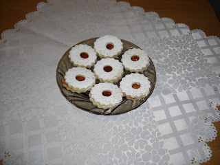 Czech Cook Book: Linecke kolacky - The easiest recipe from my mom