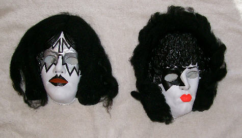 Halloweeniana: 2 KISS Masks by AUCO (U.S.A., 1978)