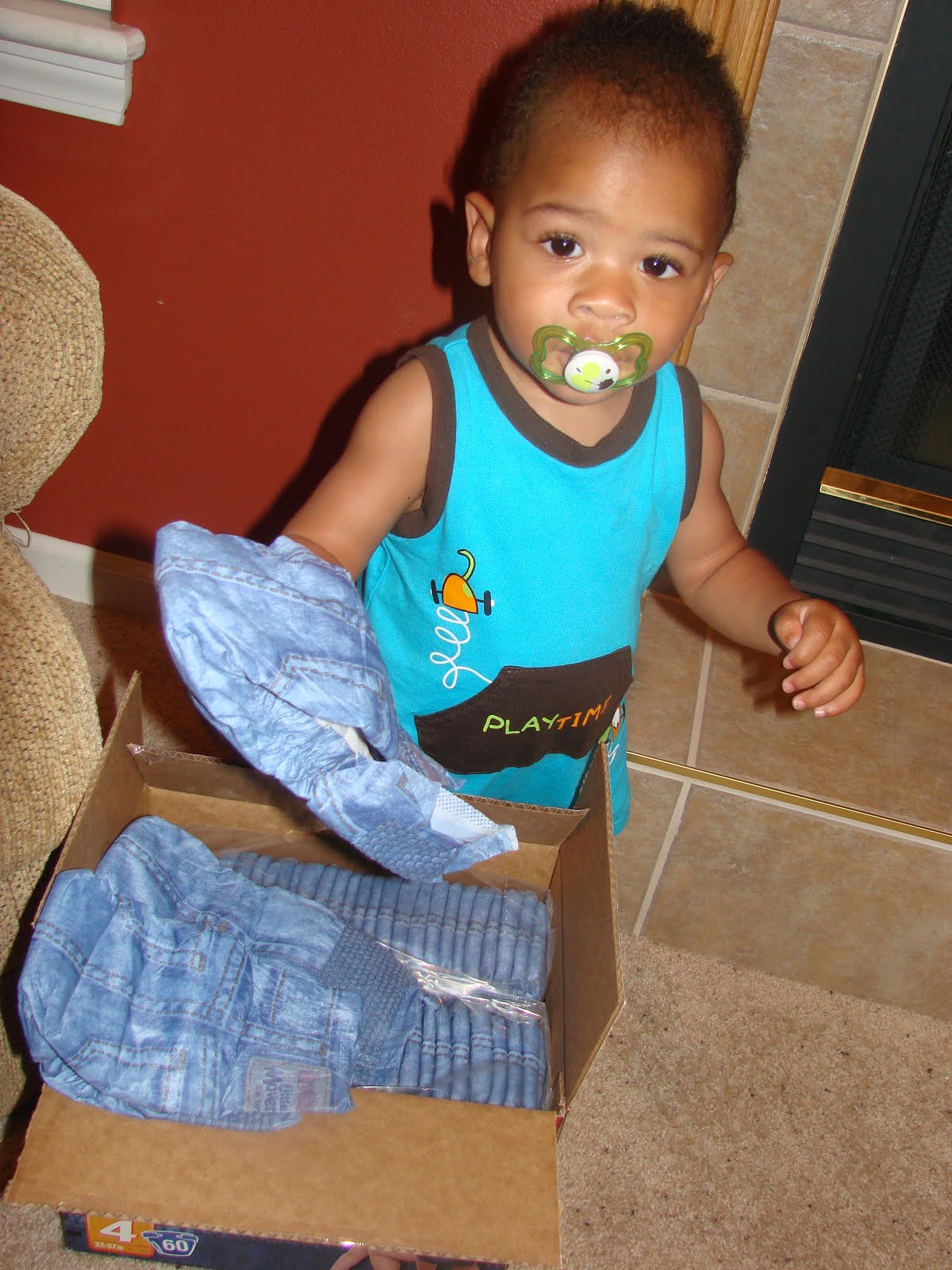 The Gorman Family Circus: Our Blue Jean Diaper Winner :)