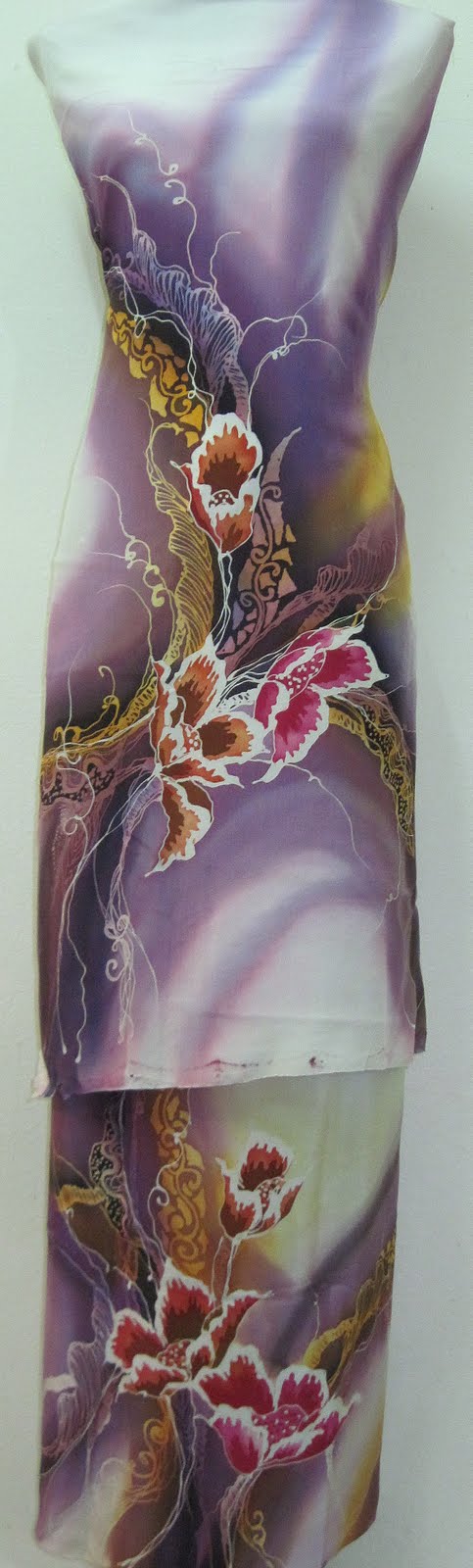 Batik Sutera Crepe Eksklusif Tujuh Lapis | Silky Batik Sutera Terengganu