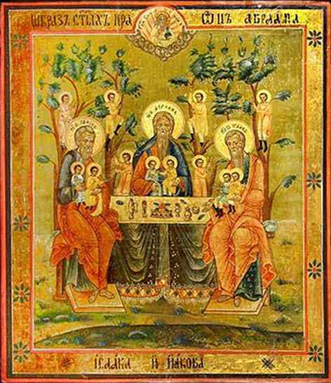 ORTHODOX CHRISTIANITY THEN AND NOW: Icon of Abraham, Isaac and Jacob ...