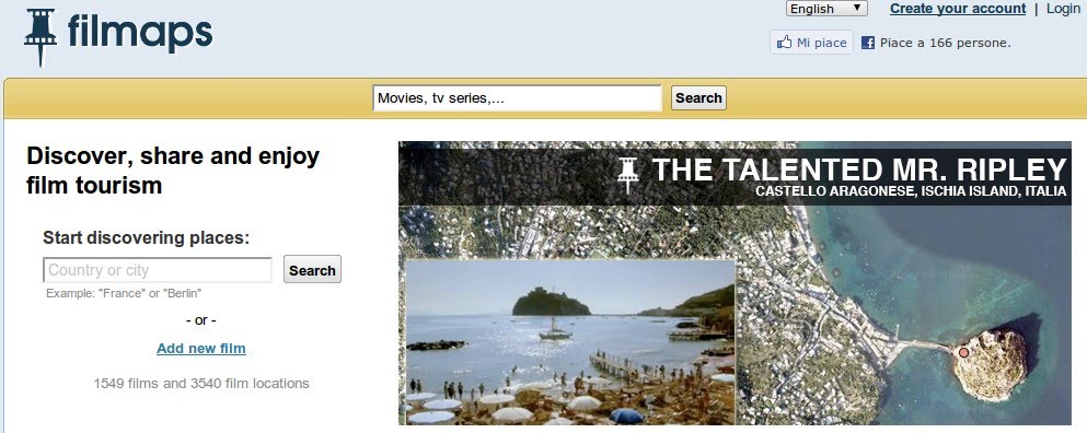 Filmaps: scoprire e condividere le location dei film