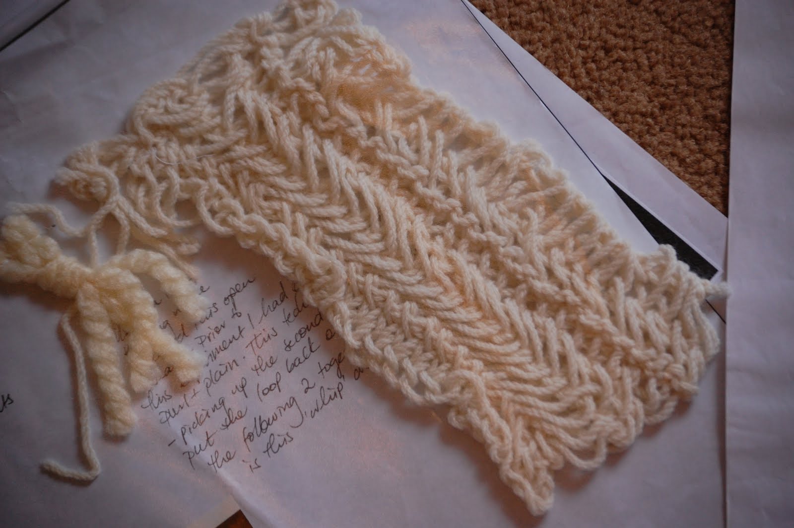 Remember to notice: Experimental Knitting