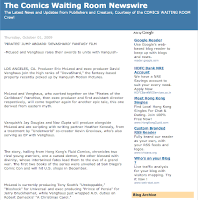 DevaShard - HK's 1st International Comic