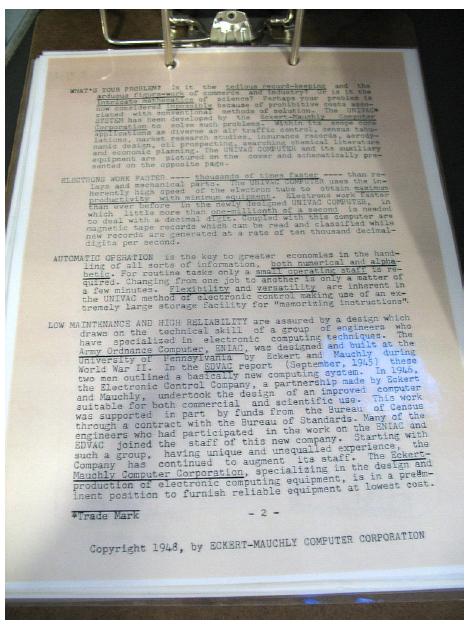 Hong Kong Enterprise: UNIVAC II Main Console (Working!)