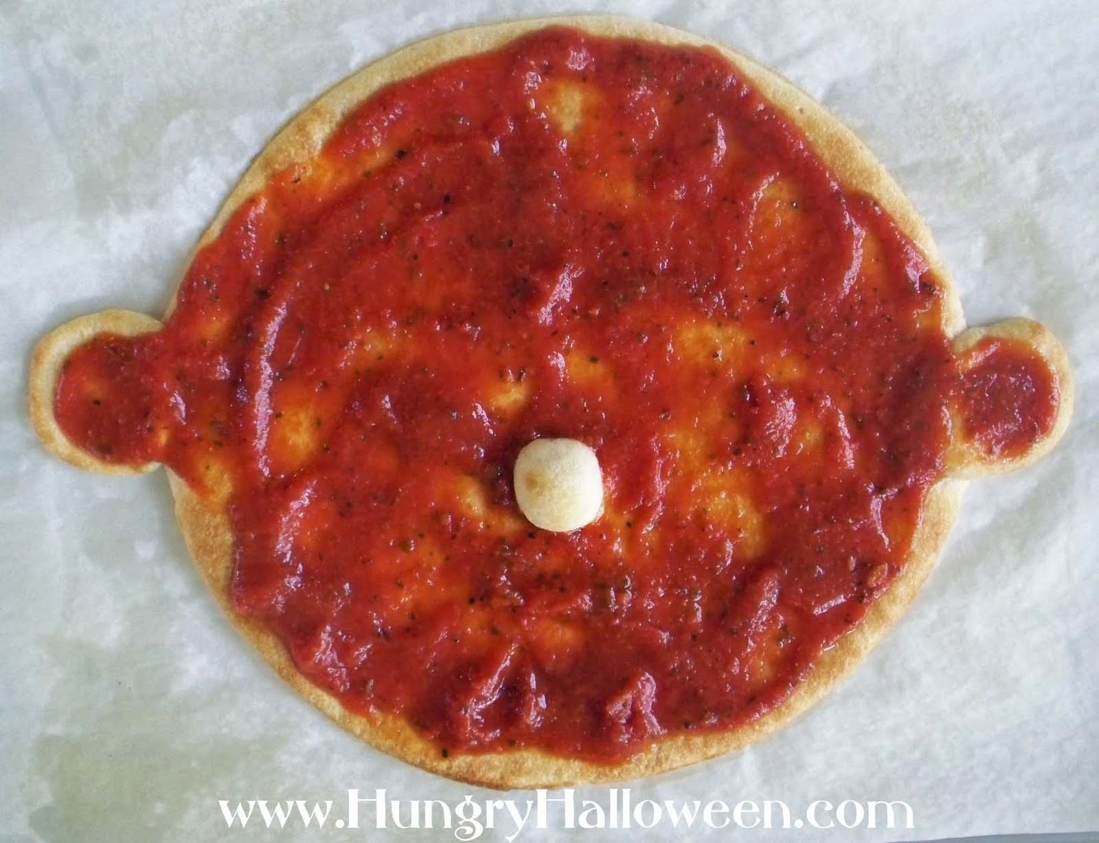 Halloween Pizza Vampire - Hungry Happenings Halloween