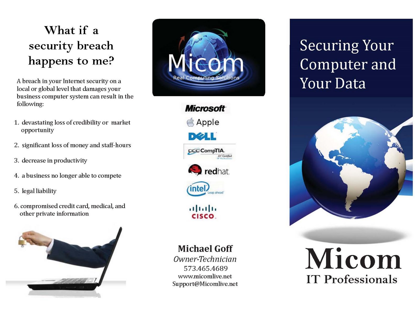 Digital Portfolio: Security brochure