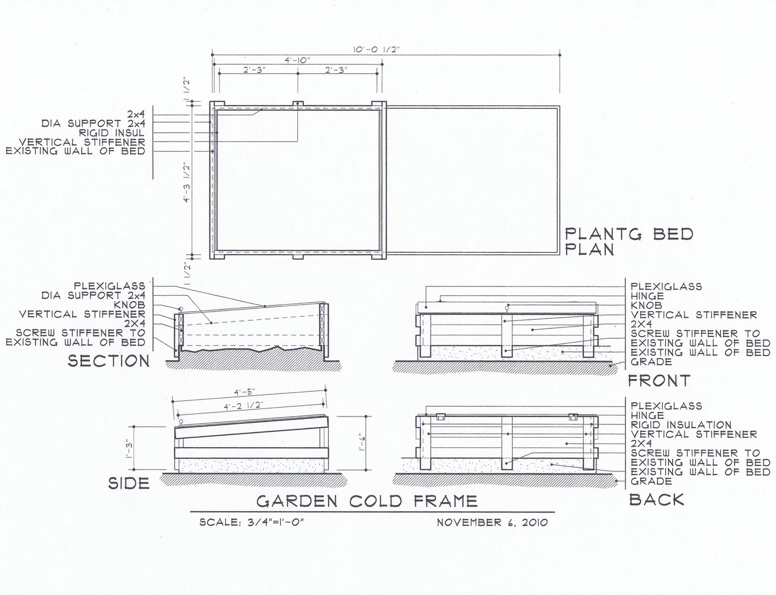 Garden blueprints: Cold frames - rasadnite!