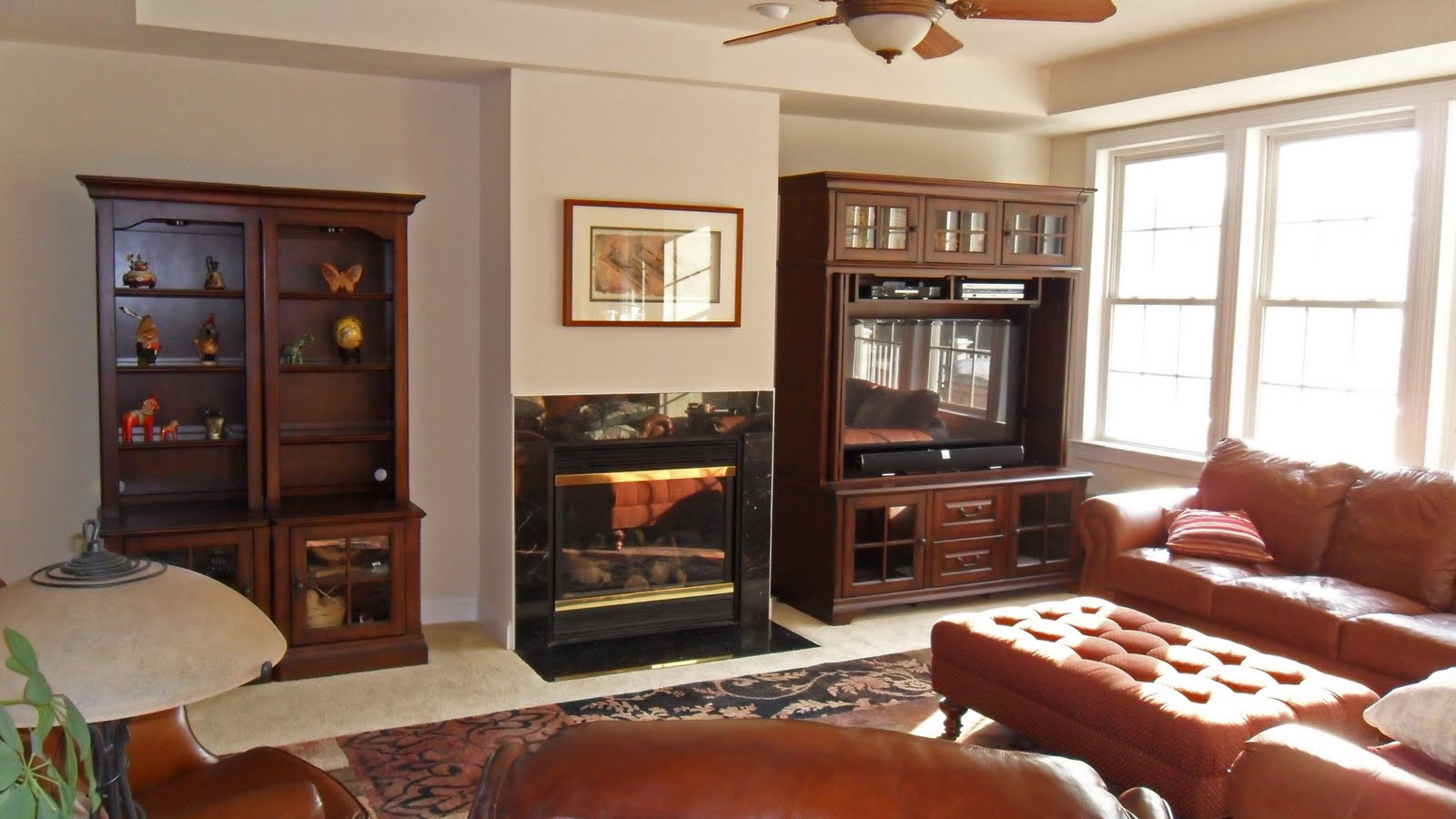 Whistling Prairie: Morning room After and Before