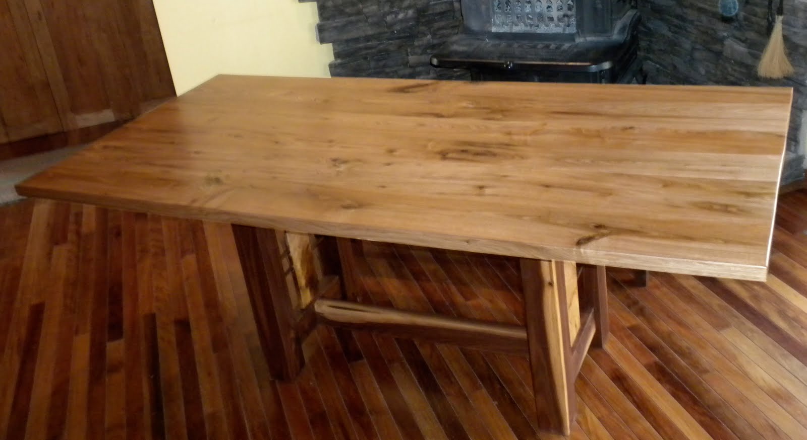 Spirit Wood: Walnut/Butternut Dining Table, Benches, Chairs