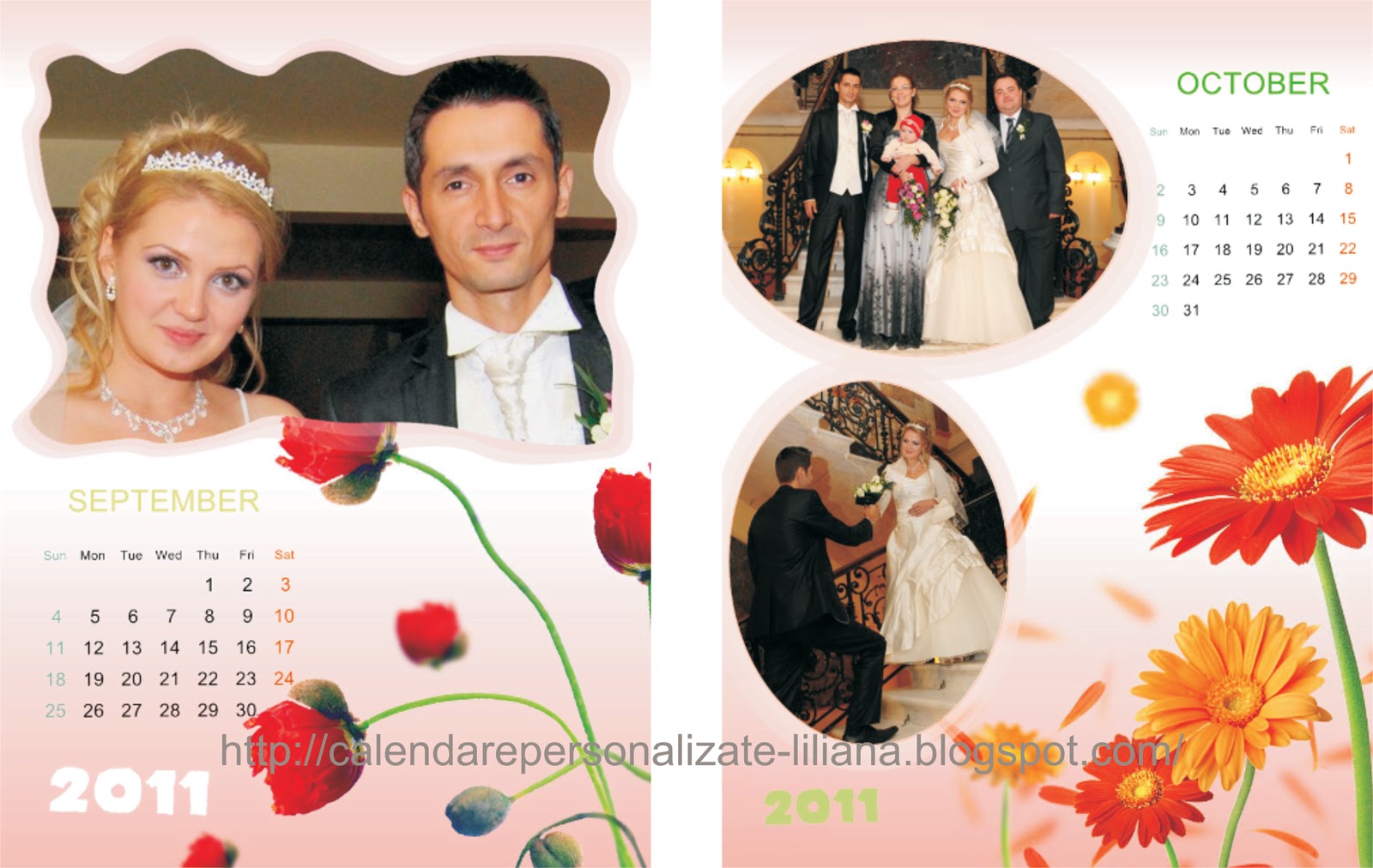 Calendare Personalizate: Calendar de perete Format A3 – 12 pagini+coperta