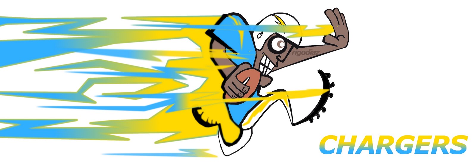 Artwork of Rigo Diaz- cartoons / animation /crazy stuff!: "CHARGERS"