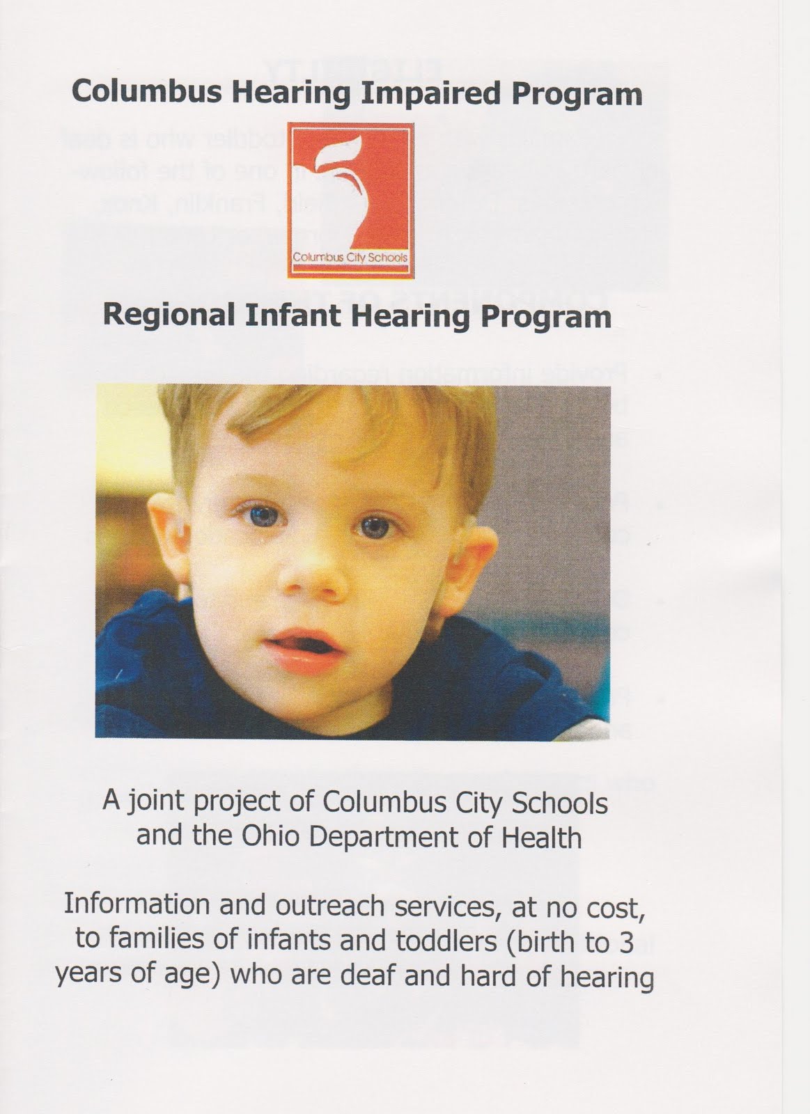 OUR JOURNEY: Regional Infant Hearing Program