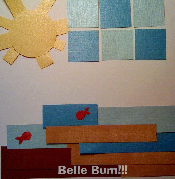 belle bum: Beach Scrap Page