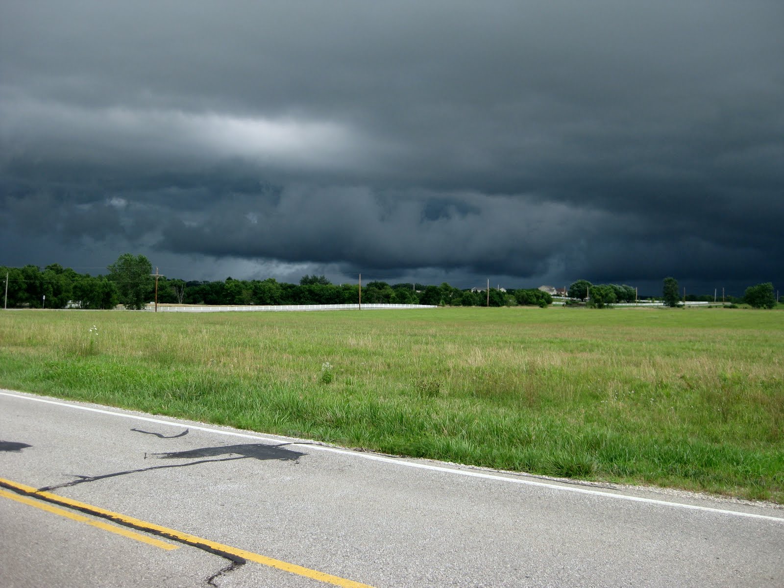 road: stormy weather