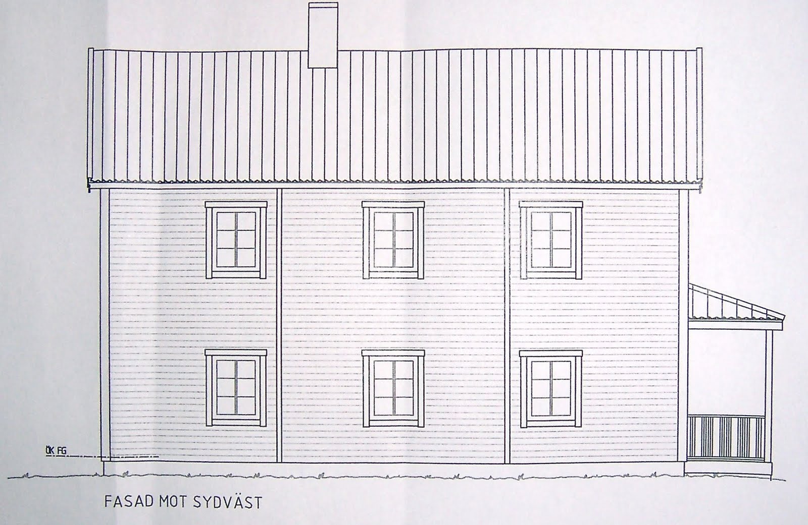 Villa Rosenbo: Ritningar