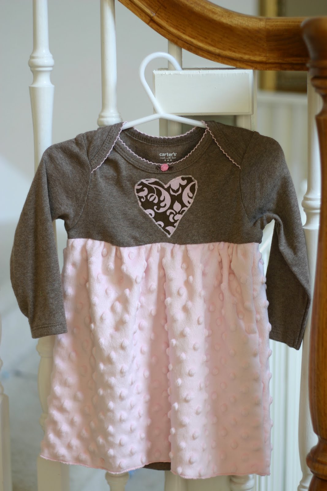 Lulu Grace Designs: New Minky Dress and Baby Dress