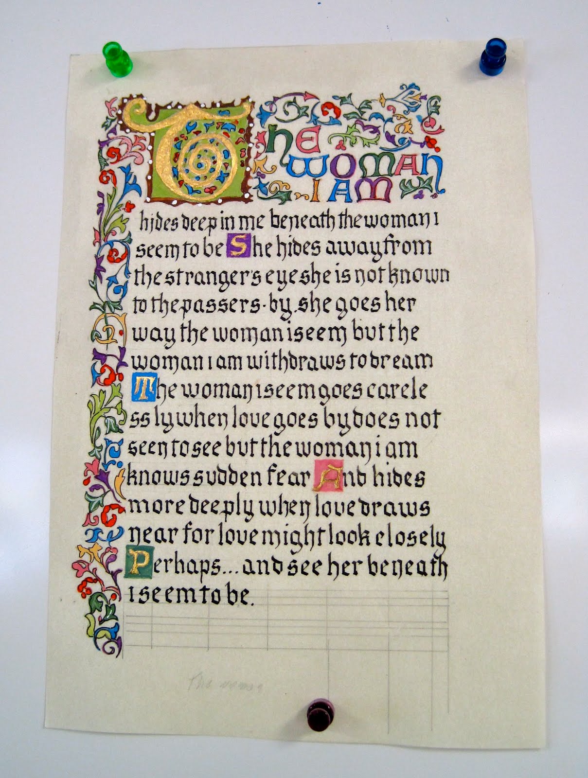 DeAnn Singh Calligraphy: Illumination Instructions and Materials List