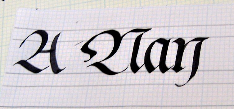 DeAnn Singh Calligraphy: October 4, 2010 - Beverly Hills Adult School ...