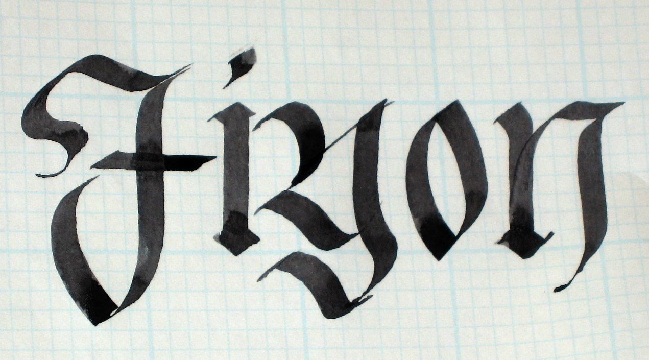 DeAnn Singh Calligraphy: October 4, 2010 - Beverly Hills Adult School ...