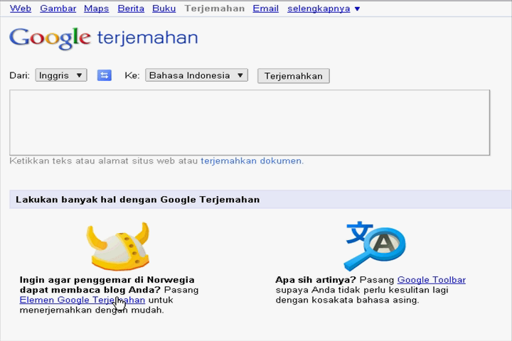 Cara Pasang Google Translate Toolkit pada Blog | Dewa Inside
