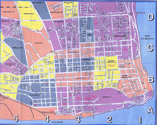 MOÇAMBIQUE: Moçambique: Planta da cidade de Maputo