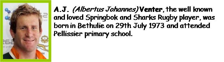 Metani 101: Interesting people from Bethulie