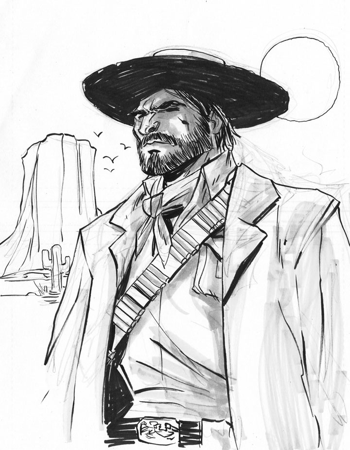 Chicago Drink n' Draw: Red Dead Curly Head