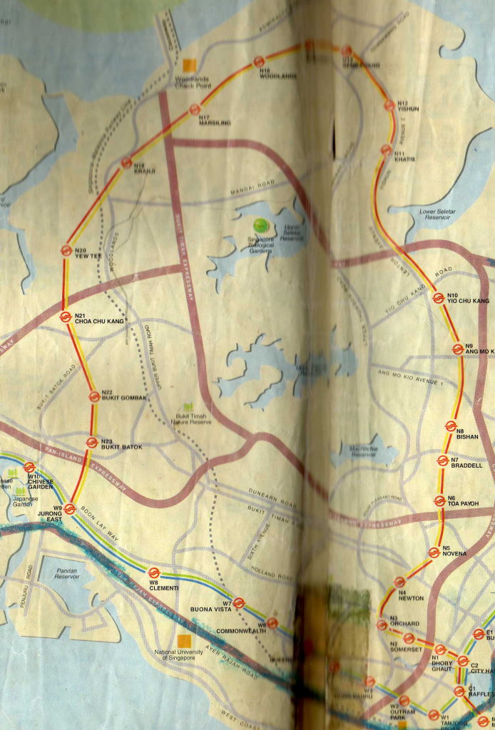 SBS transit and SMRT(MRT SYSTEM STARTED>>>7 NOVEMBER 1987): THE OLD ...