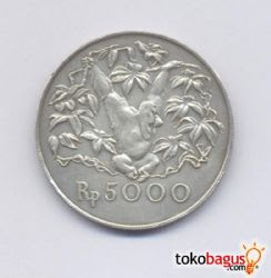 Koin pecahan Rp. 5000,- tahun 1974 di jual : Mas Mintos News