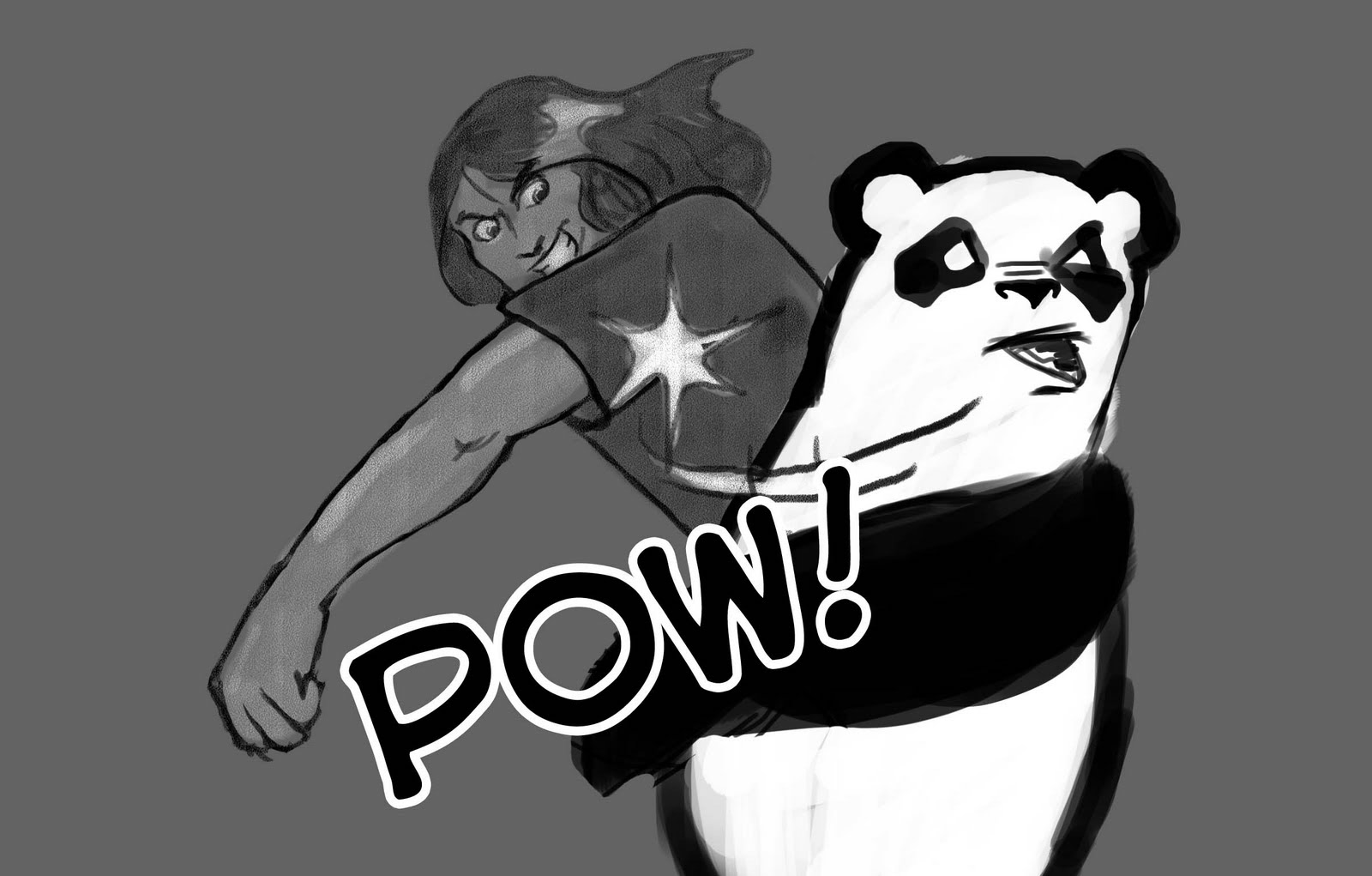 Scribble, Sketch N' Draw: Panda Punching