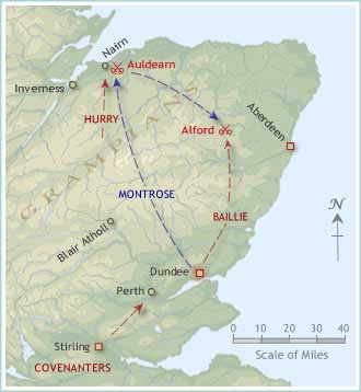 Graphic Firing Table: Decisive Battles: Auldearn 1645