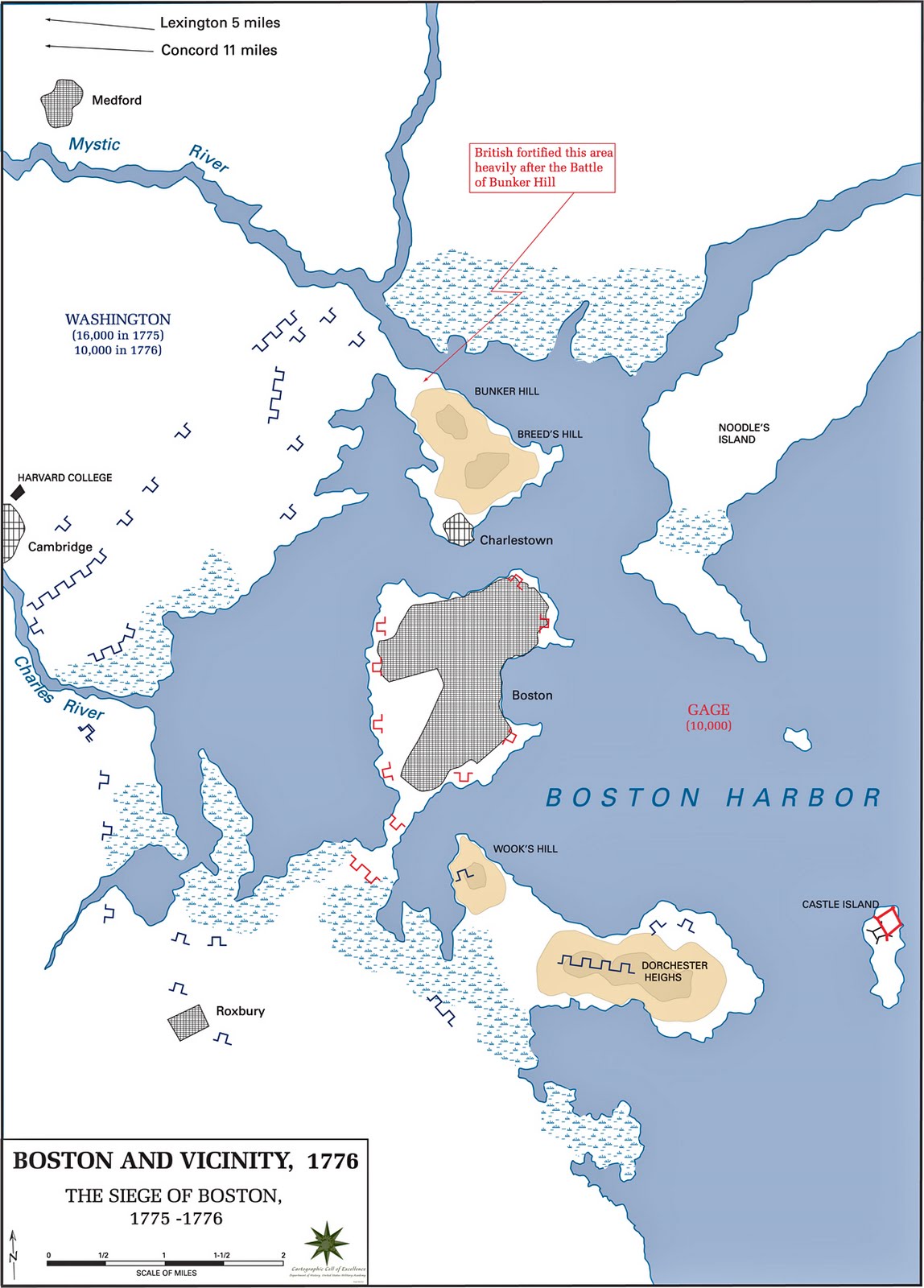 Graphic Firing Table: Decisive Battles: Bunker Hill 1775