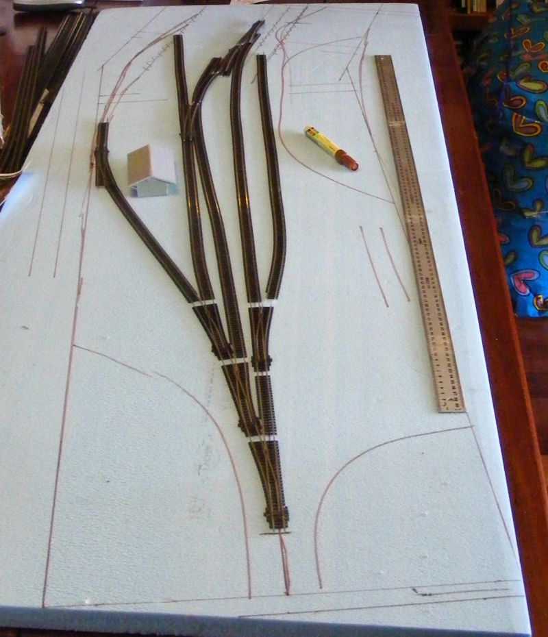 Australian N Scale: Construction Photos Nowa Nowa Layout