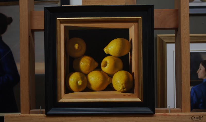 Noah Layne: Finished Lemon Painting