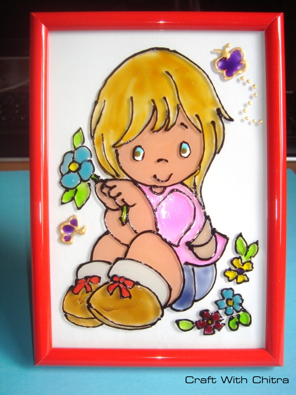 Craft with Chitra: Party Momentos - Glass paintings