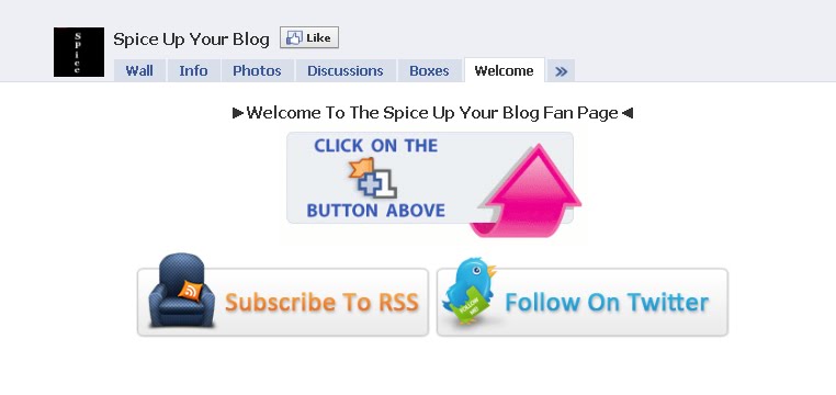 How To Make A Professional Facebook Fan Page For Your Blog | Gedget for ...