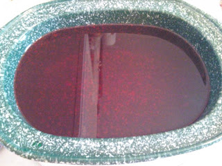 Slightly Crunchy Mom: Dyeing wool take 2