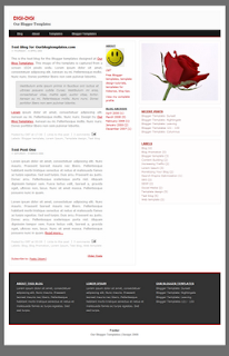 Free and Easy Blogger Templates: Clean, White & Simple 3 Column Blogger ...