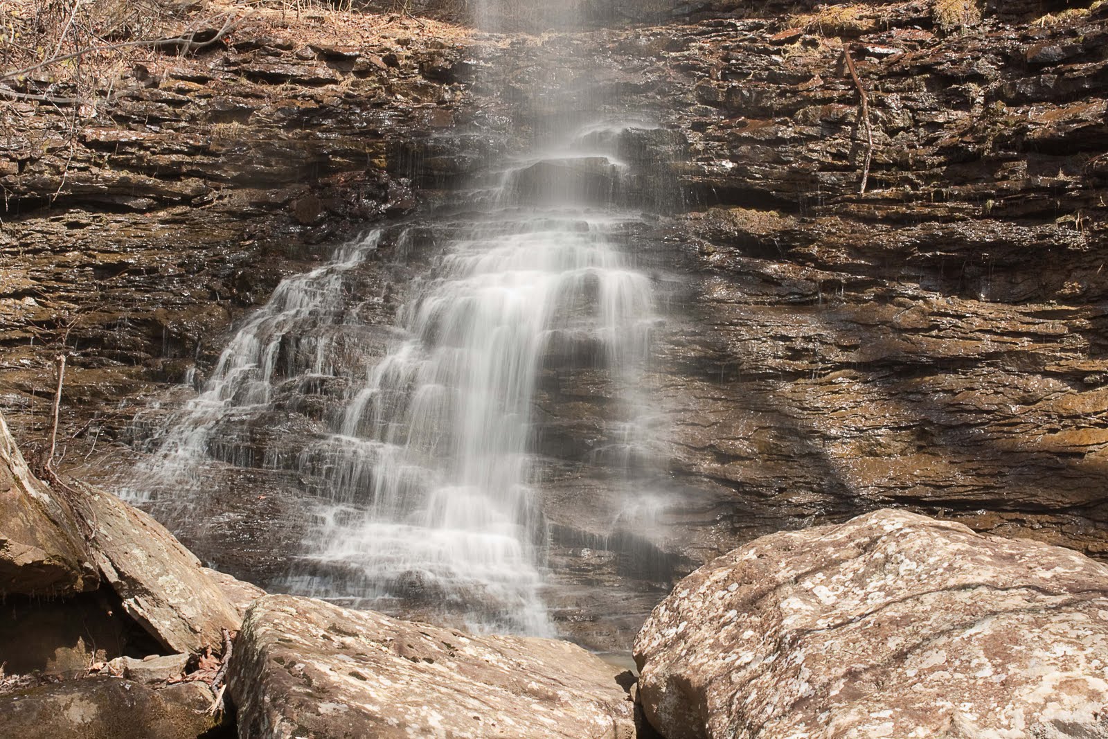 Waterfall Hunting: 3-27 My First Waterfall Hunt - Kings Bluff Falls