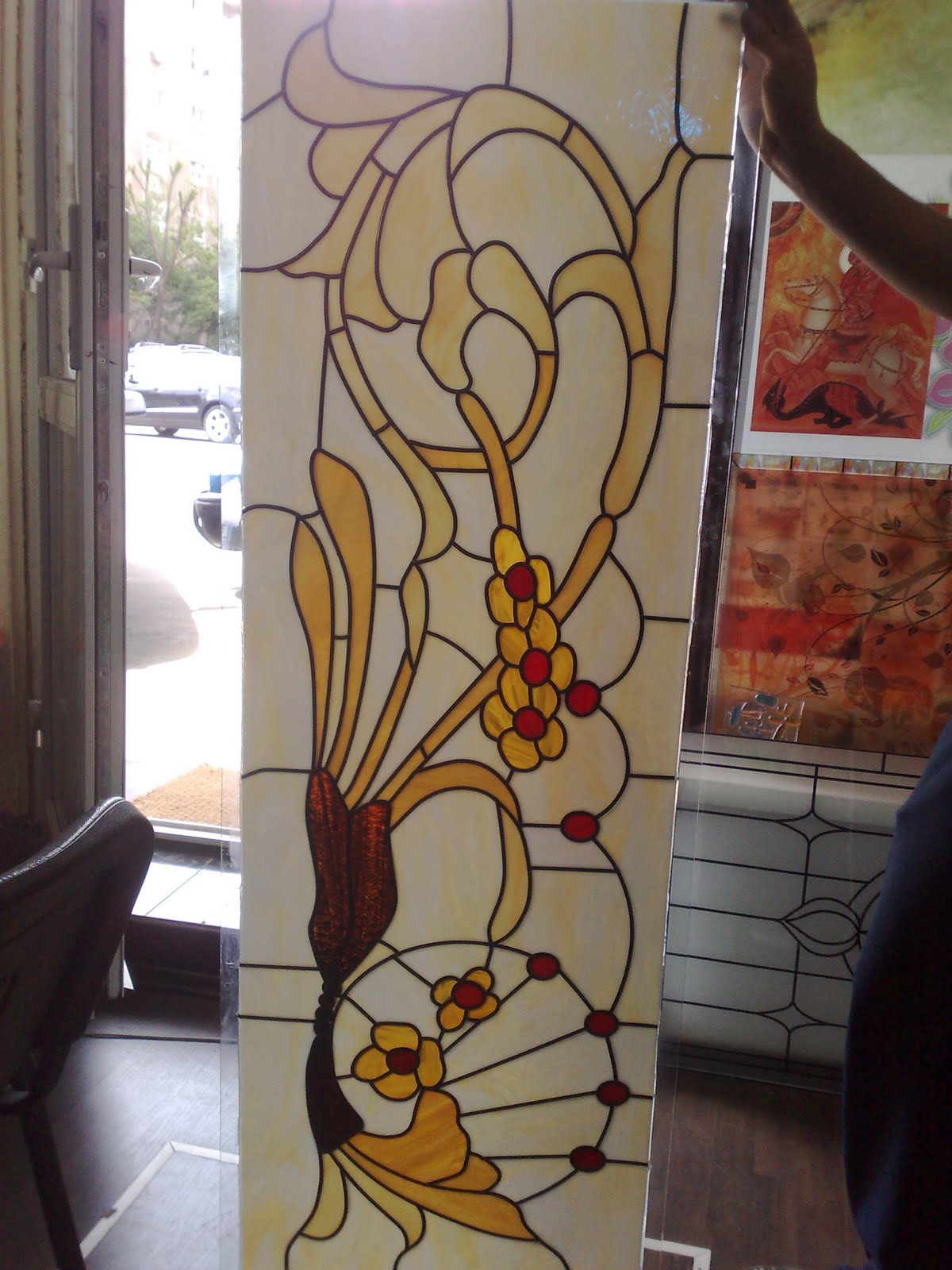 Portofoliu Vitralii Autentice: Vitraliu pentru usi de interior