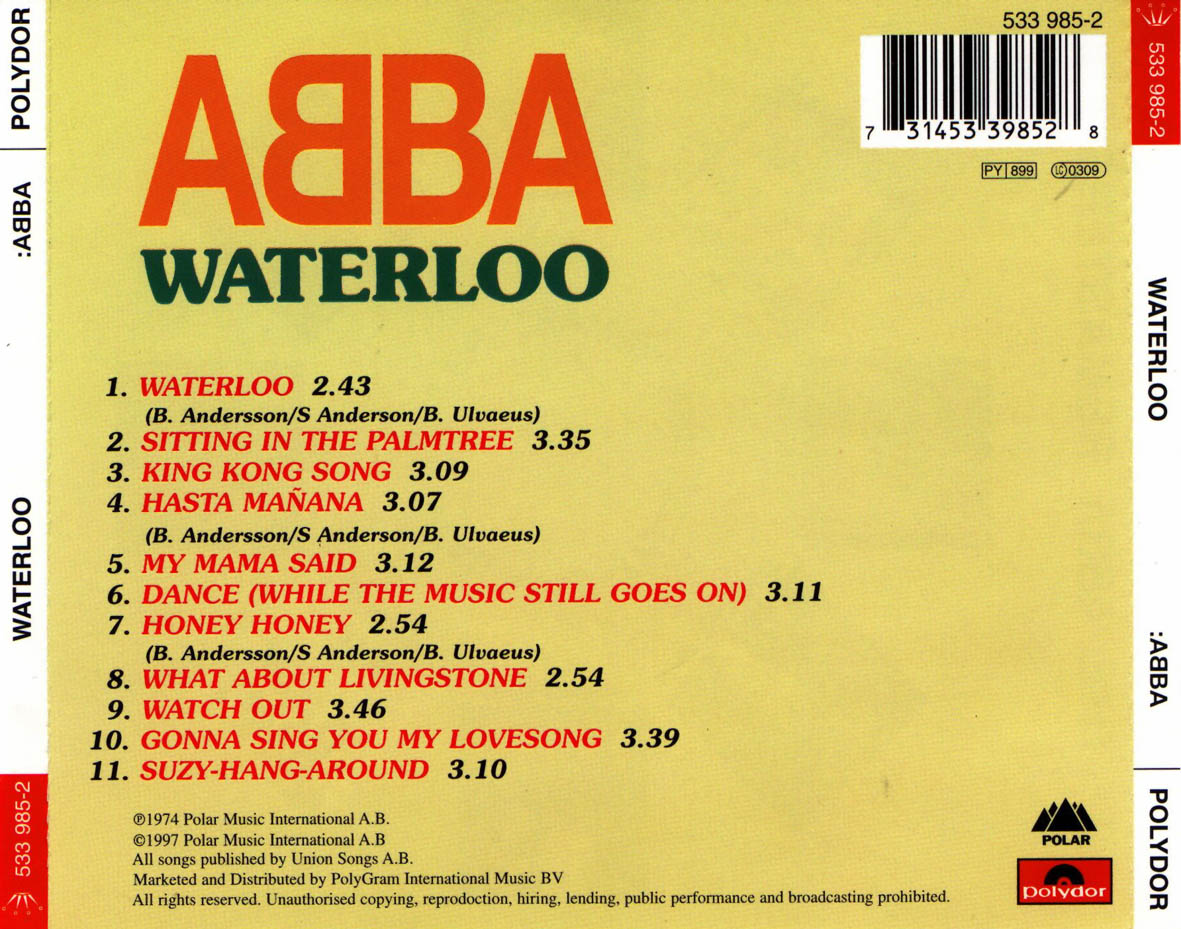 Toda mi músicA: Waterloo - ABBA - 1974