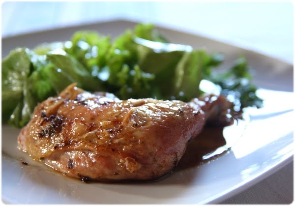 Elvira's Bistrot: Frango assado com salada à francesa