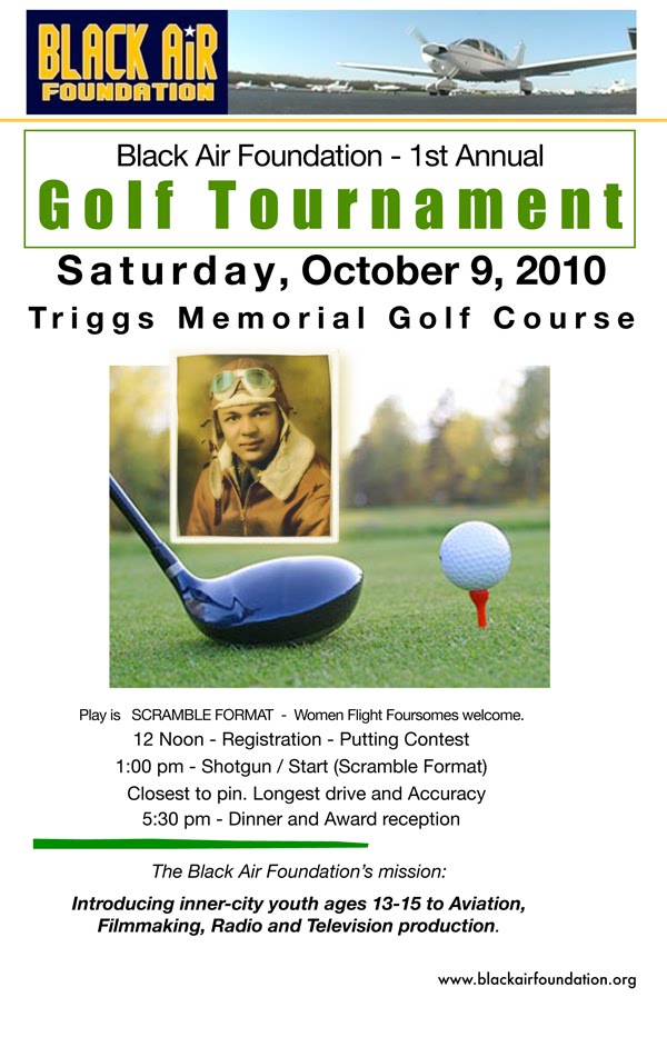 Black Air Foundation: Golf Tournament- Program booklet