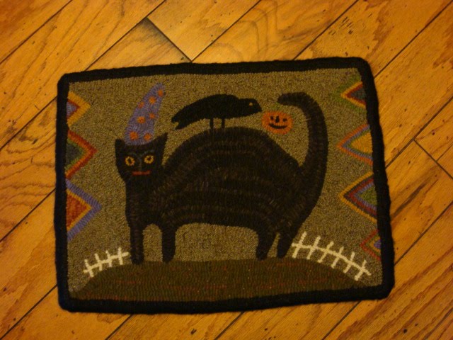 MY GLORY STARS: Fall Hooked Rugs Finished